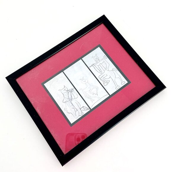 Pablo Picasso | Wall Decor | Vintage Pablo Picasso Verve Print Framed ...